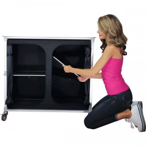 Wheeled Counter Display - Portable rolling Popup Counter