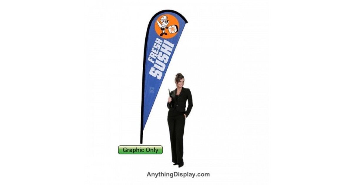 Graphic Only 12 ft Sunbird Flag |Anything Display
