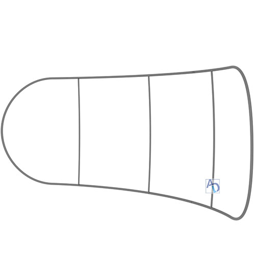 Buy 20ft EZ Tube Kicktail White Back Graphic Display