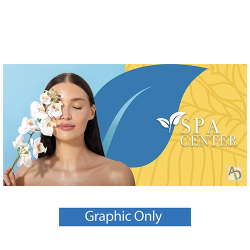 EZ Tube 20 x 10ft Straight - Double-Sided (Graphic Only) | Anything Display