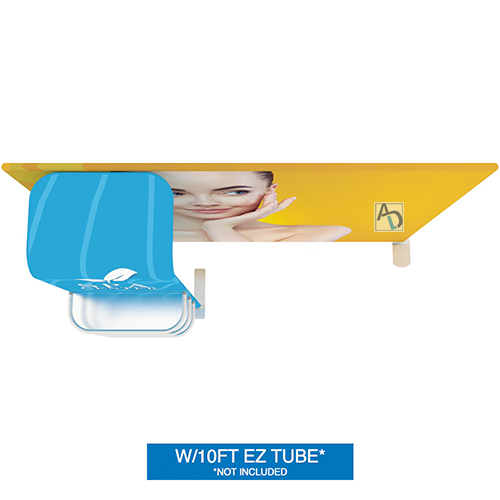 EZ Tube Waterfall Shelves Double-Sided - Graphic Package | Anything Display