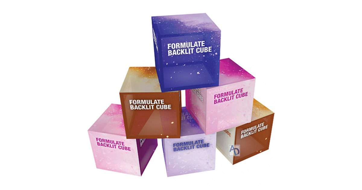 Formulate Backlit Cube | Anything Display