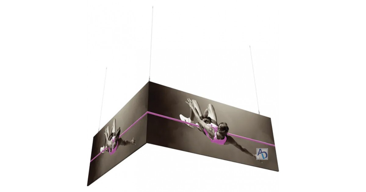 10ft x 10ft x 4ft Formulate L-Shaped Hanging Structure | Anything Display