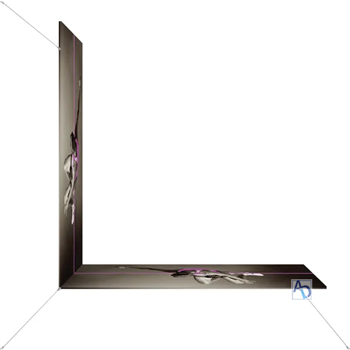 10ft x 10ft x 4ft Formulate L-Shaped Hanging Structure | Anything Display