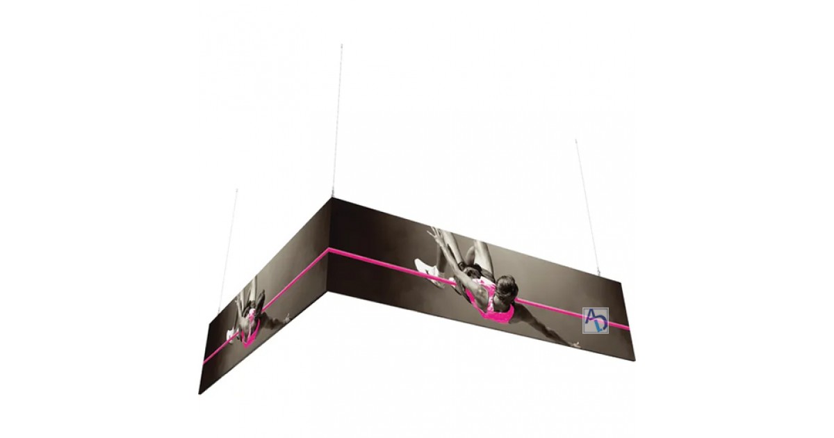 12ft x 12ft x 3ft Formulate L-Shaped Hanging Structure | Anything Display