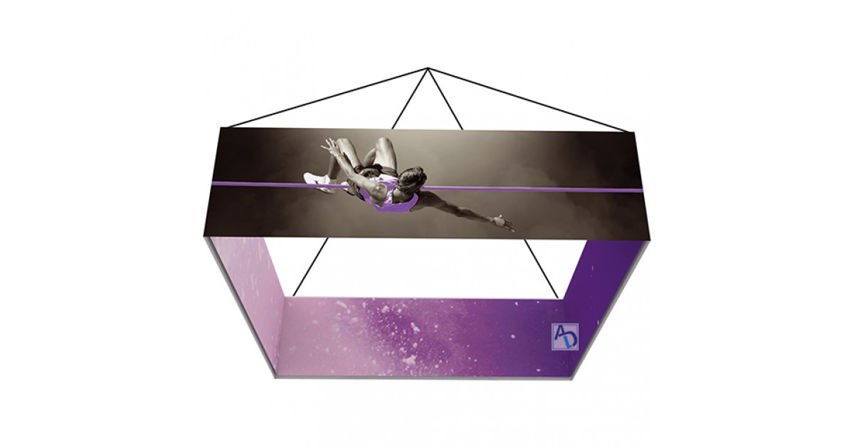 Formulate Master Square Hanging Structure - 10ft x 3ft | Anything Display