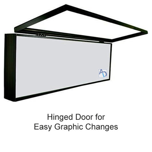 24 x 48 Economy Aluminum Hinged LED Lightbox | Anything Display