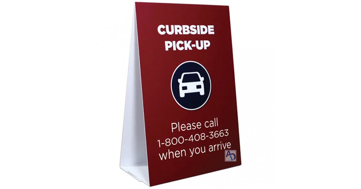 Pyramid A-Frame Outdoor Sign | Anything Display