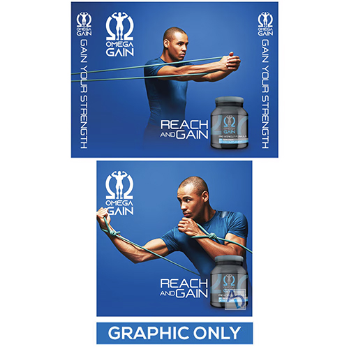 8ft One Choice SEG Pop Up Lightbox - Double-Sided Graphic Only ...