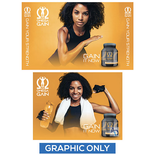 10ft One Choice SEG Pop Up Lightbox - Double-Sided Graphic Only ...