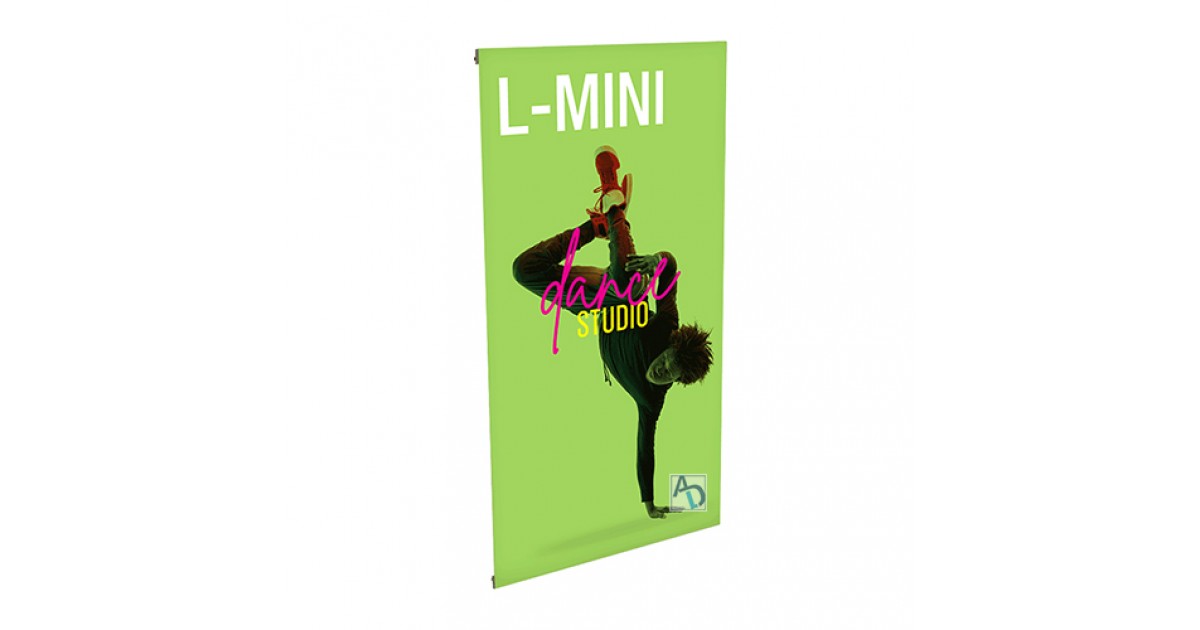 L-Mini 1ft x 2ft Spring Back Banner Stand | Anything Display