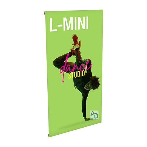 L-Mini 1ft x 2ft Spring Back Banner Stand | Anything Display