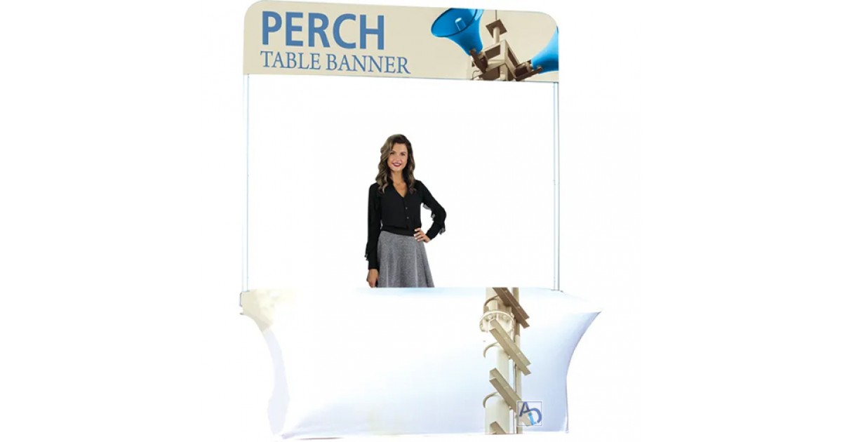Perch 8ft Table Pole Banner | Anything Display