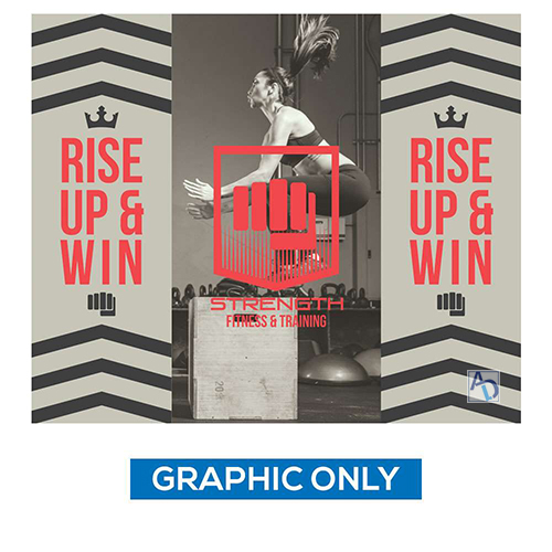 1x2 Lumiere Light Wall Showcase - Back Side Graphic Only