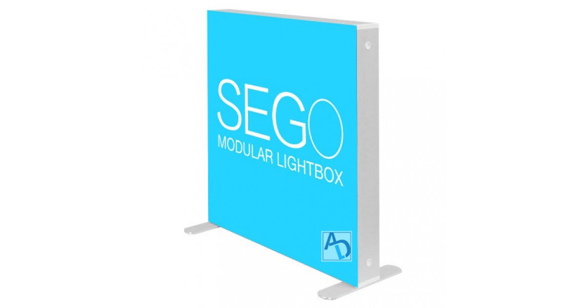 3.3 x 3.3ft. SEGO Modular Lightbox Display Double-Sided (Graphic Package)