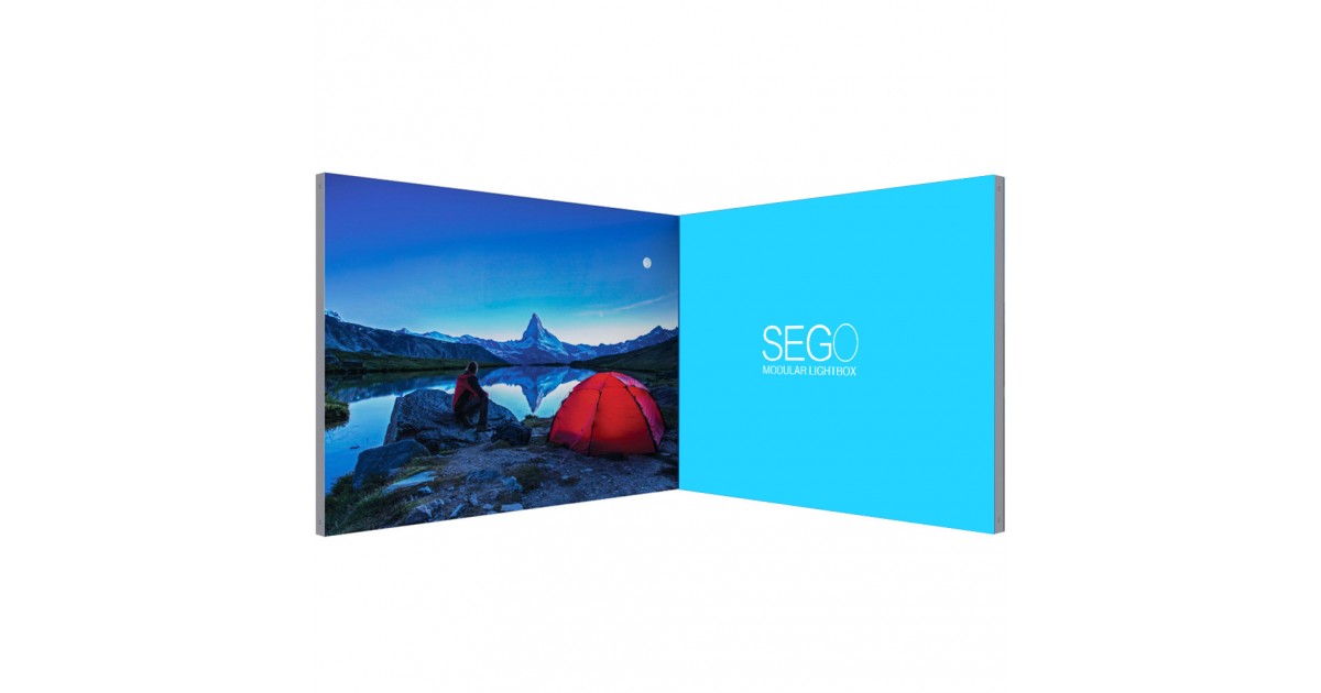 SEGO Modular Lightbox Display Configuration B Double-Sided (Graphic ...