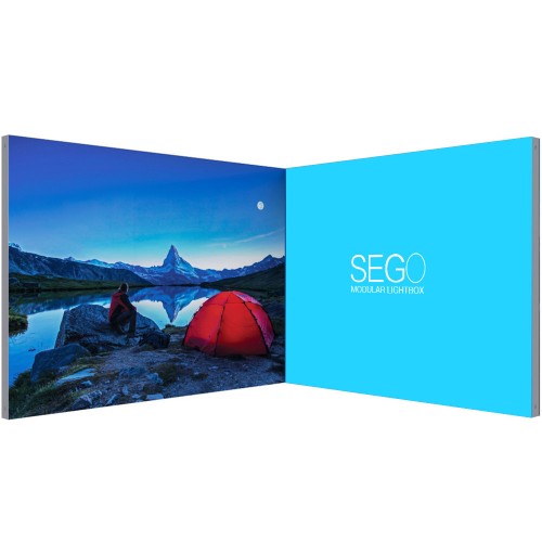 SEGO Modular Lightbox Display Configuration B Double-Sided (Graphic ...