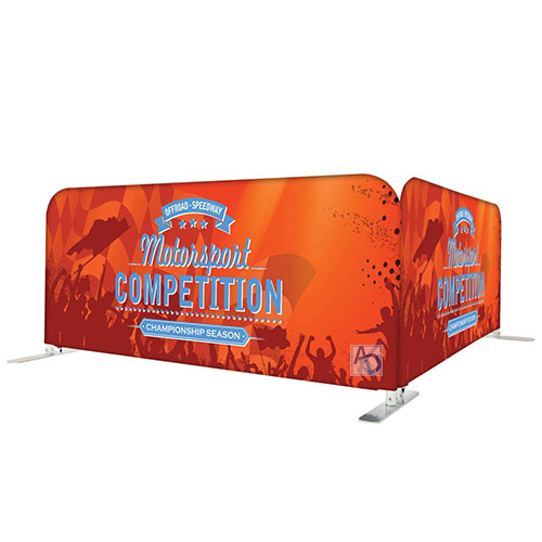 Large EZ Barrier Outdoor Double-Sided (Graphic Package)