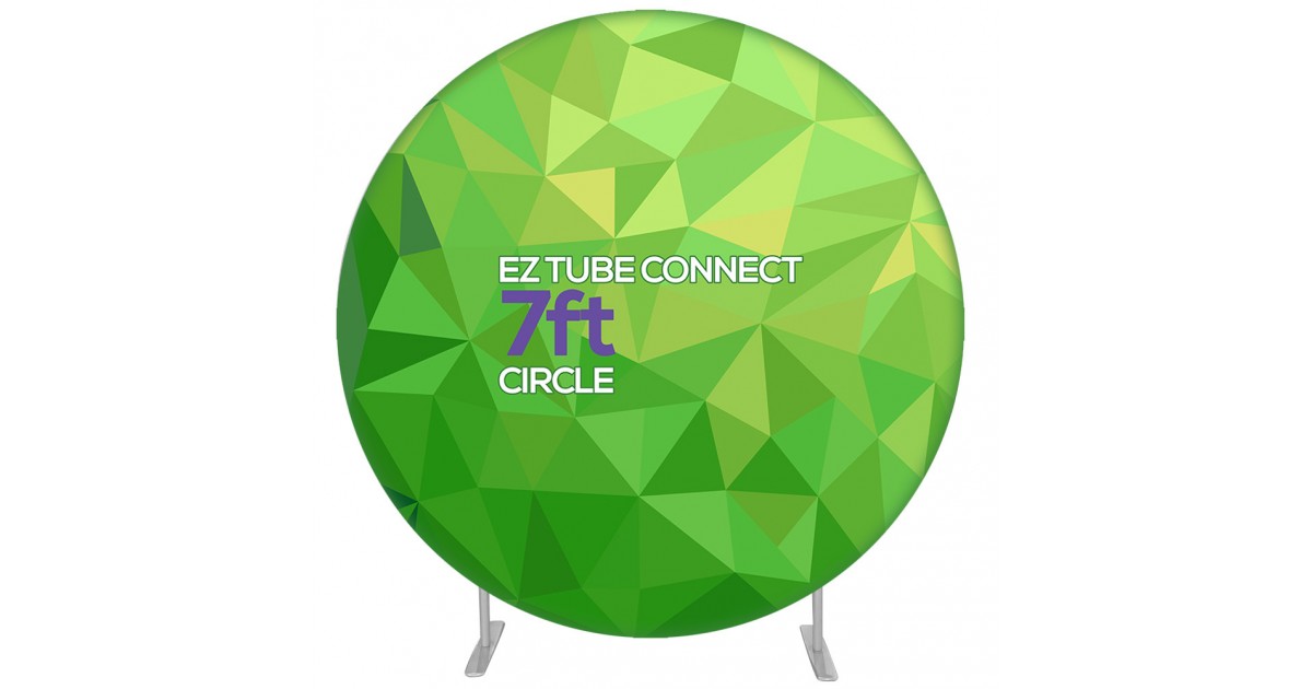 Circle Banner Stand 7ft Diameter - Aluminum EZ Tube Connect Frame