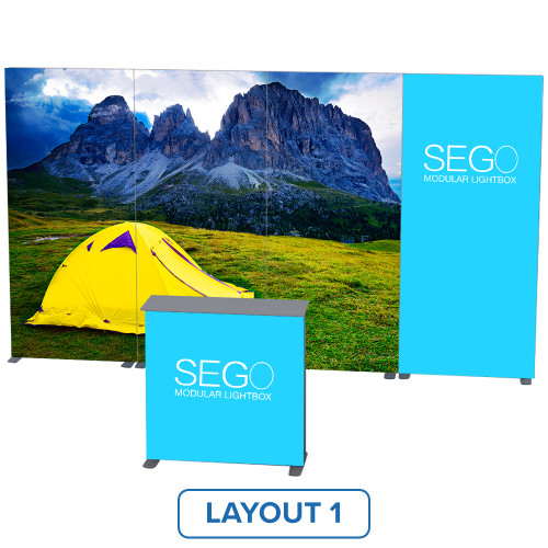 SEGO Modular Lightbox Display Configuration K (Graphic Package)