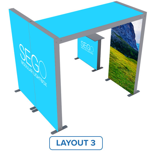 SEGO Modular Lightbox Display Configuration K (Graphic Package)