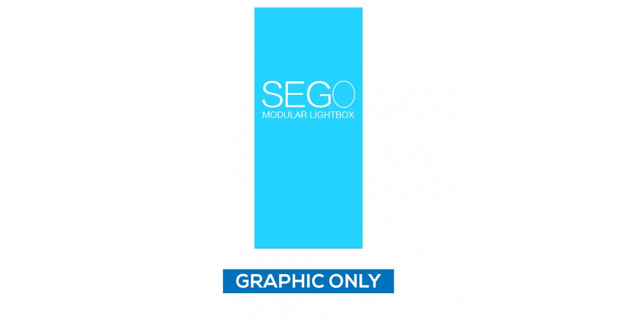 SEGO 80 Modular Lightbox Display Single-Sided (Graphic Only)