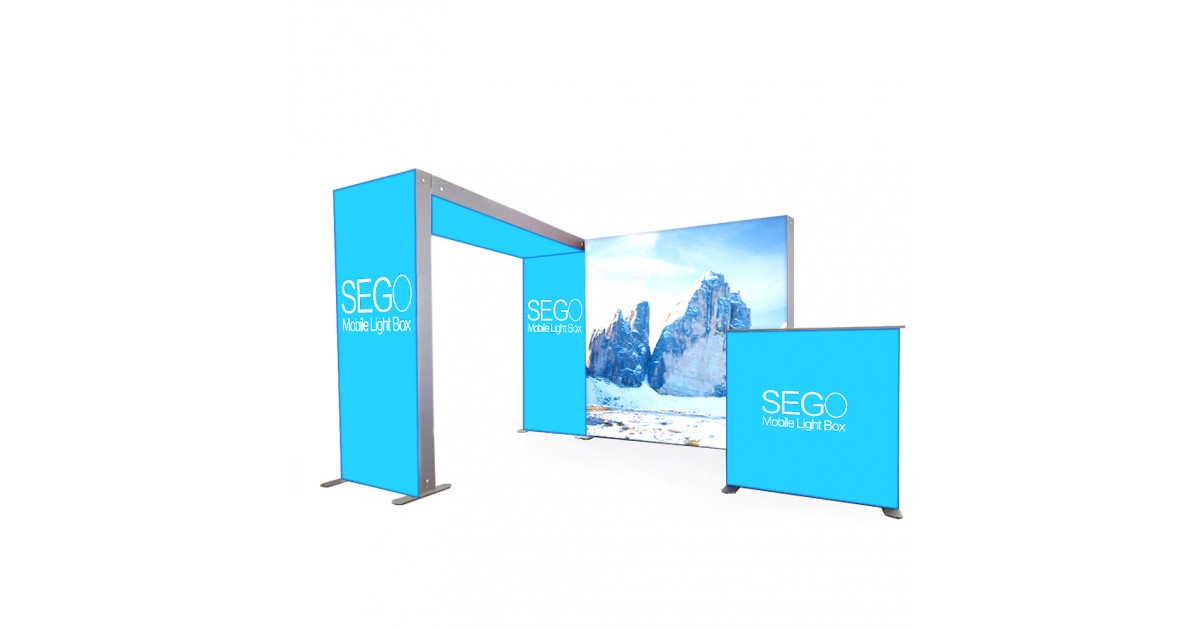 SEGO Modular Lightbox Display Configuration C Double-Sided (Graphic ...