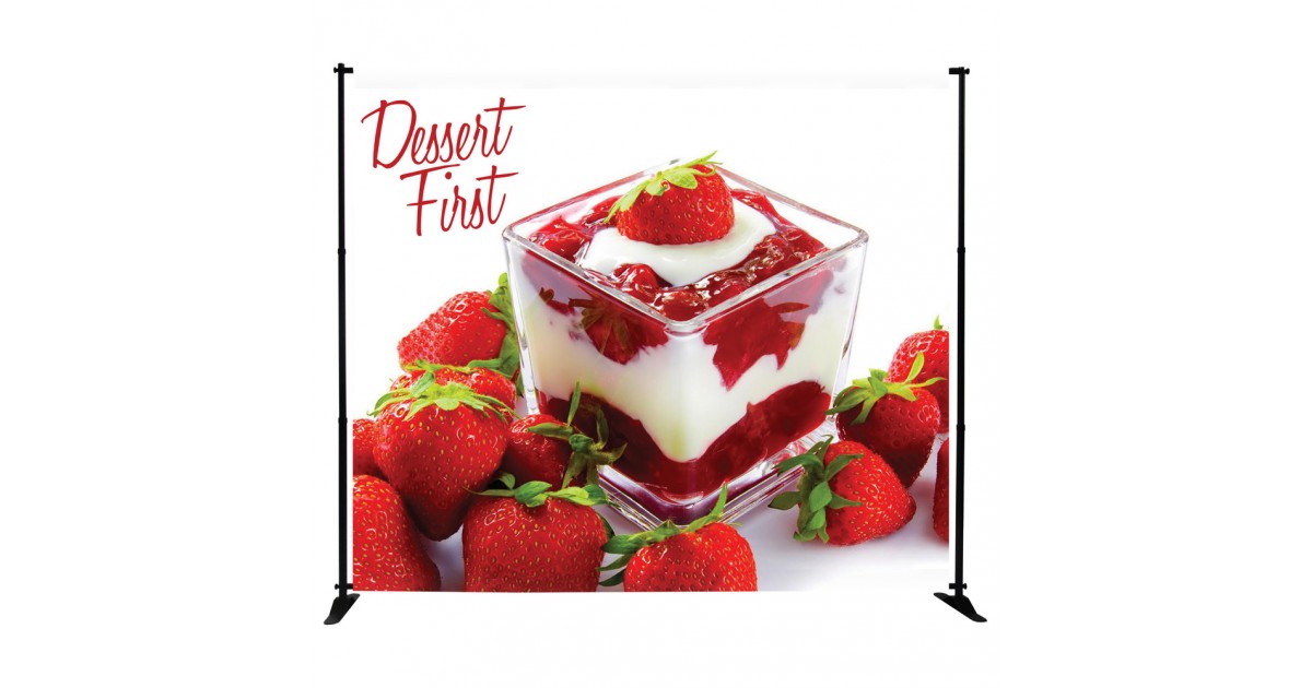 Slider Banner Frame Stand | Adjustable Slider Backwall Banner Frame