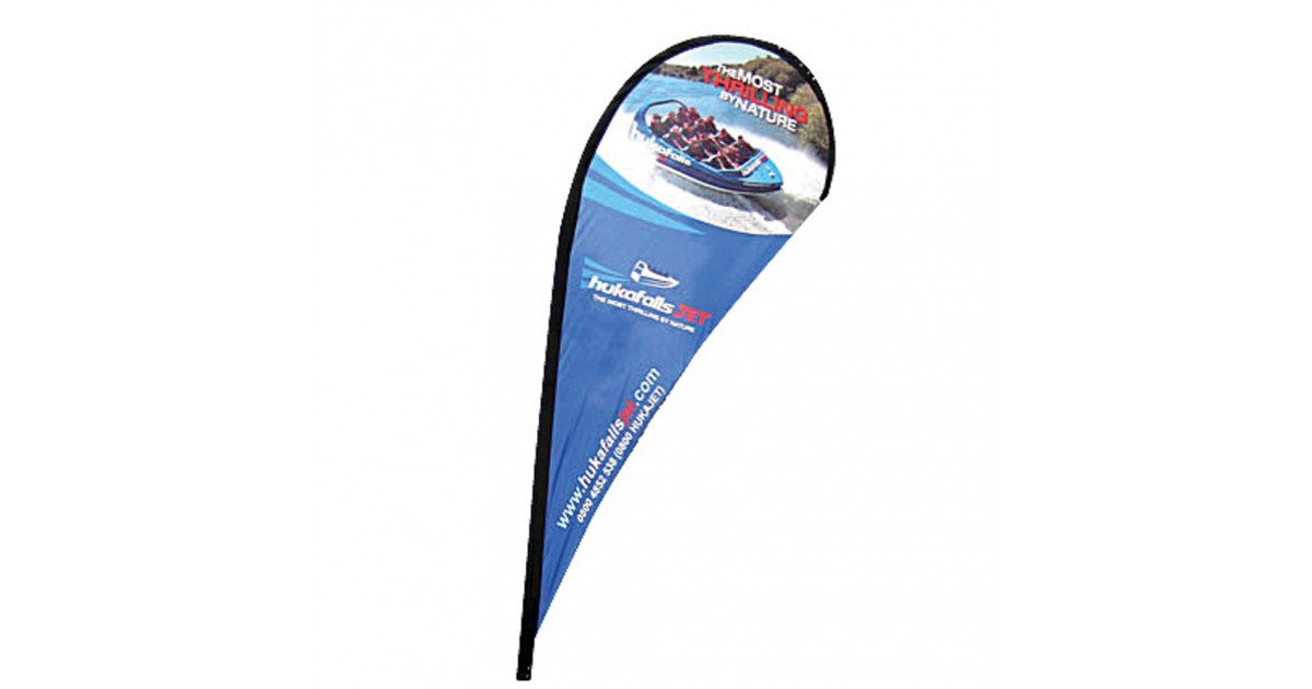 Teardrop Flag Custom Printed 14.5ft | Anything Display