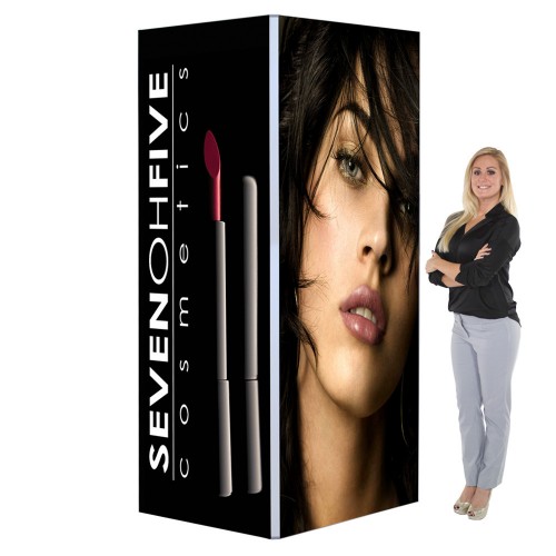 4x8ft Trade Show Tower Display | Custom Exhibit Display