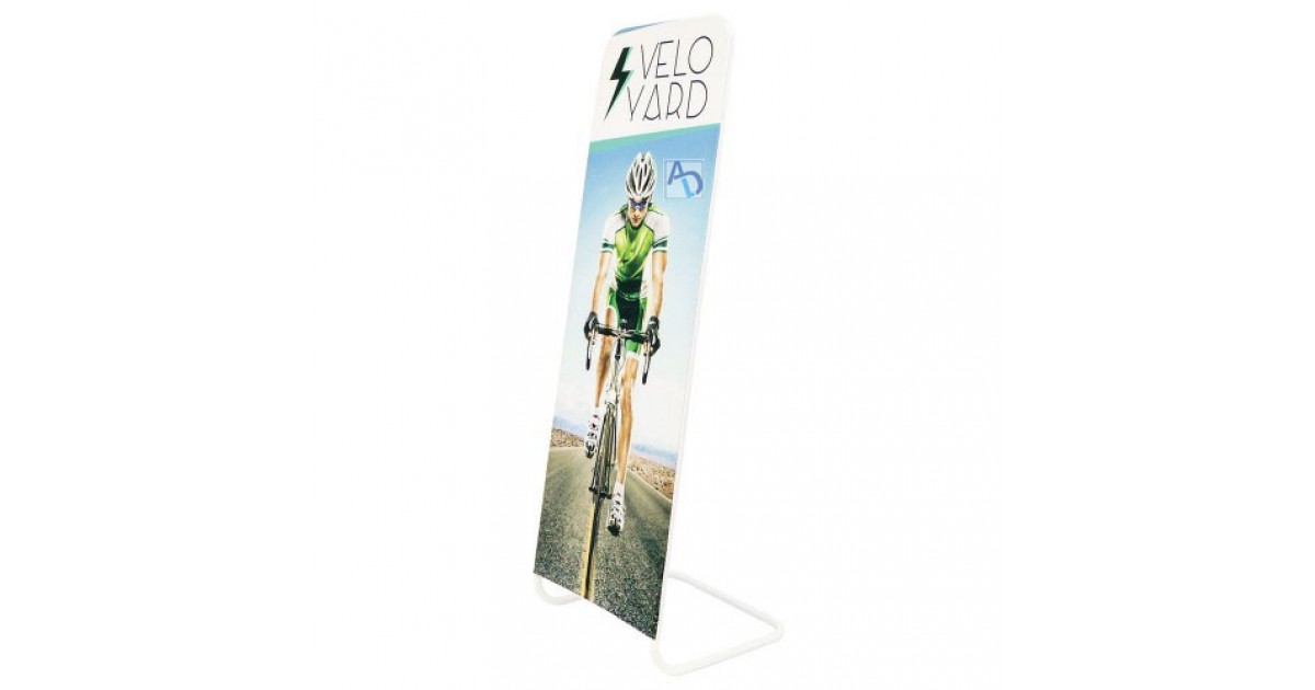 One Choice Leaning Tube Banner Stand Indoor Graphic Only
