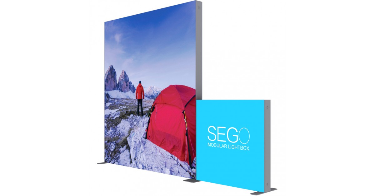 SEGO Modular Lightbox Display Configuration D Double-Sided (Graphic ...