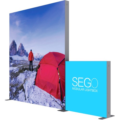 SEGO Modular Lightbox Display Configuration D Double-Sided (Graphic ...