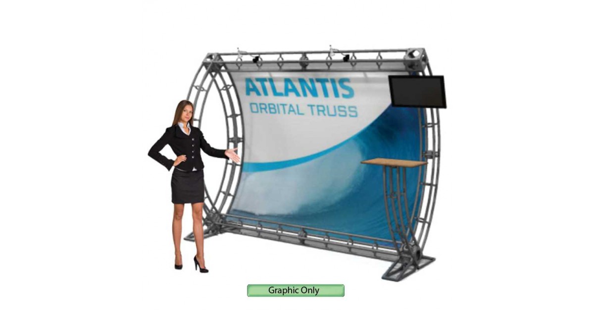 Custom Printed Graphics for Atlantis 10x20 Truss - Graphic Design
