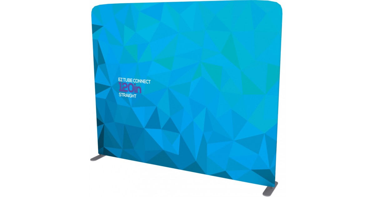 10ft EZ Tube Connect Straight Top Single-Sided (Graphic Package)