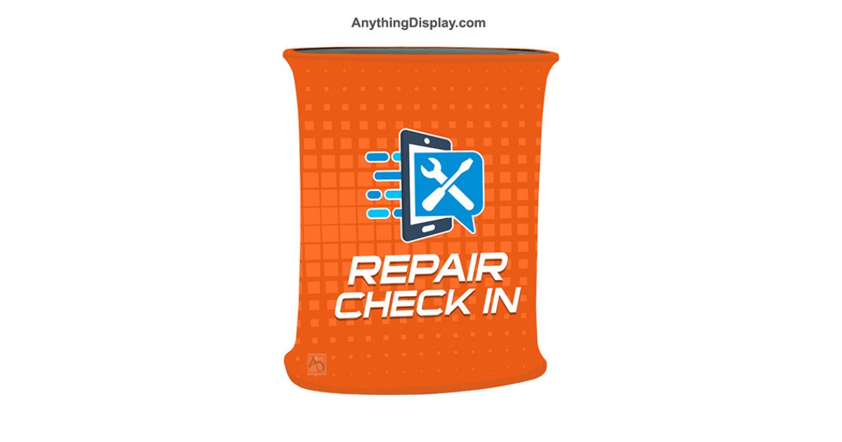 One Choice Up Gopher Pop Up Counter including Graphic Wrap