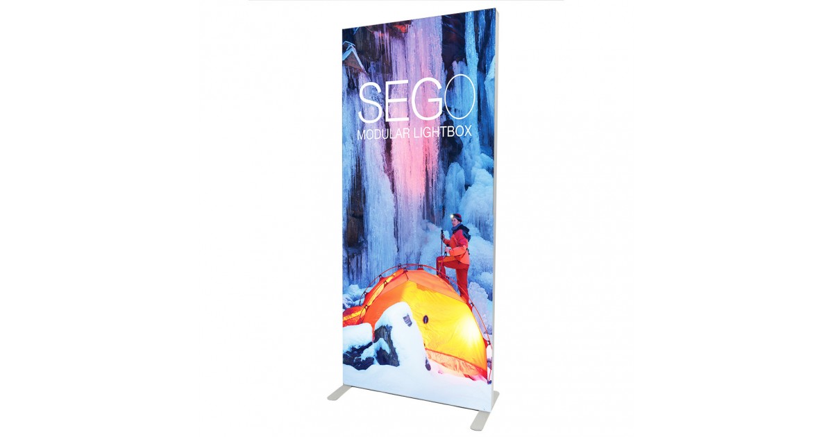 SEGO 80 Modular Lightbox Display Double-Sided (Graphic Package)