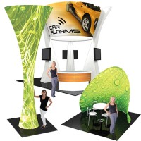 Island Displays | 20' x 20' Trade Show Booths | Fabric Structures