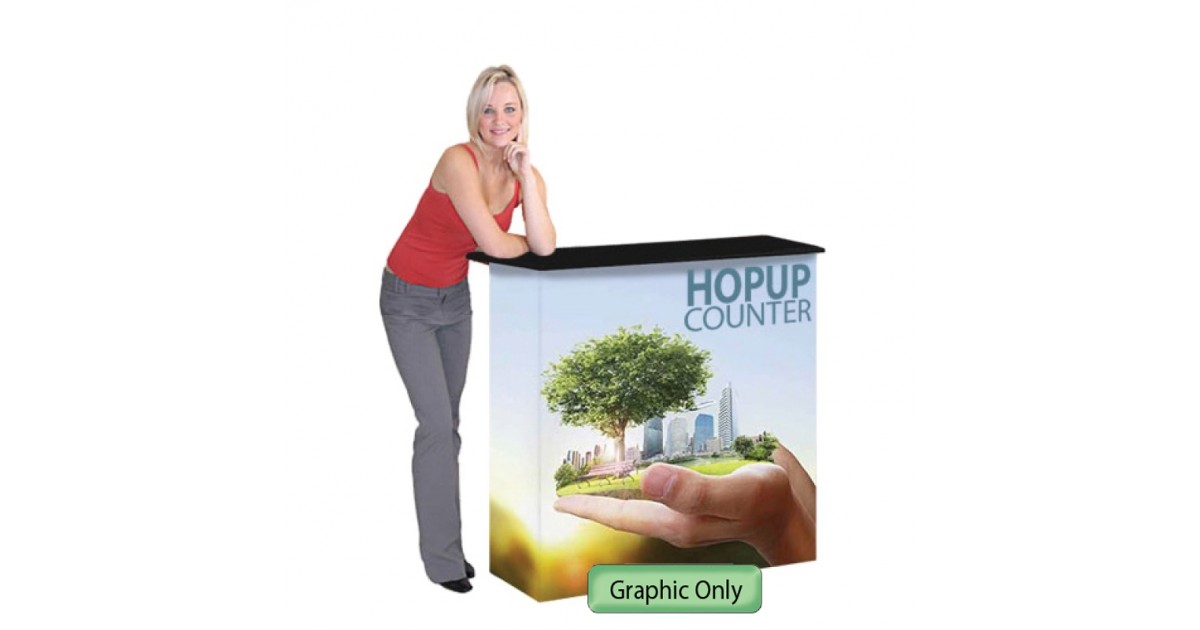 Graphic only for Hop Up Folding Counter - Graphic Design Service