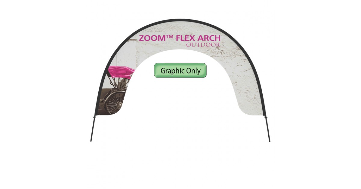 Graphics for Archway Flag Zoom Flex Flags Outdoor Arch Flag