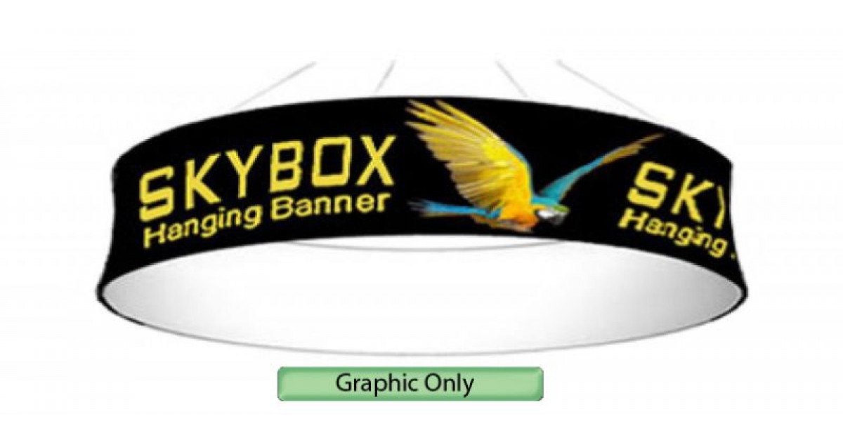 Graphic for Skybox Ceiling Banner 24"x15' | Graphic Design Services