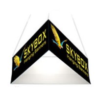 Triangle Hanging Sign | Trade Show Hanging Displays
