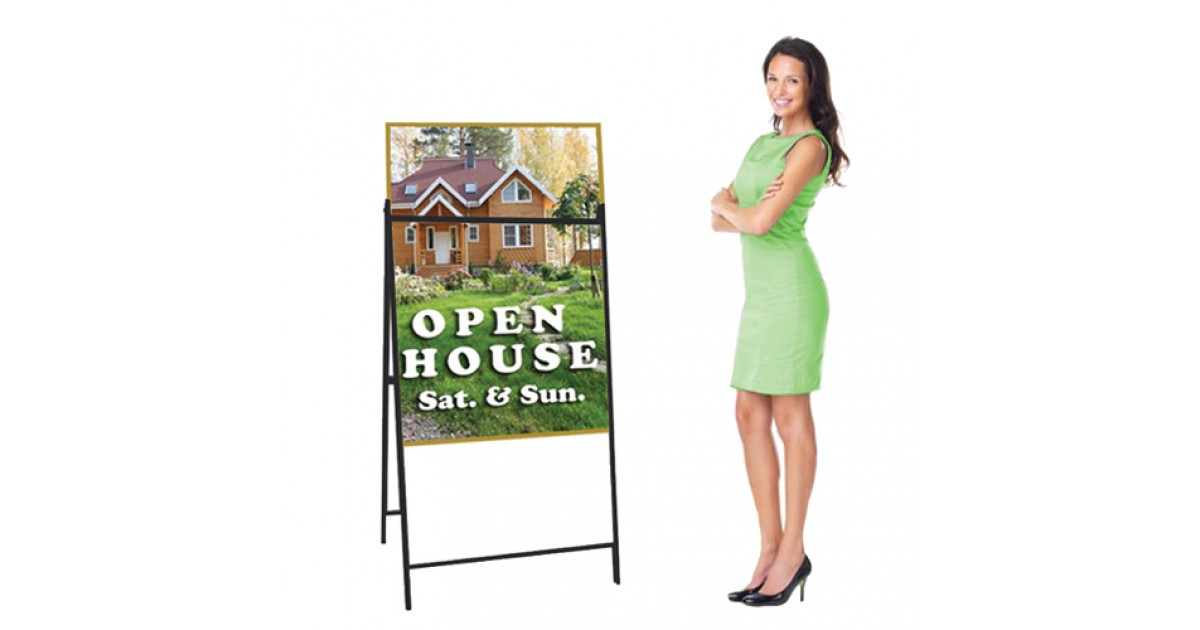 Aframe Sign Holder | Outdoor Sidewalk Signs