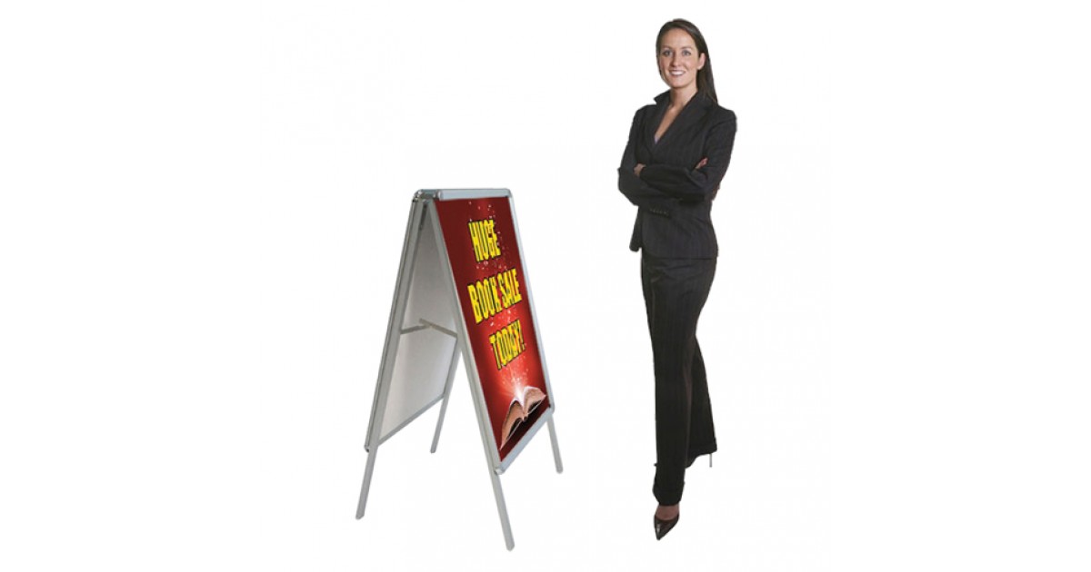 A-Frame Sidewalk Sign 24" x 33" | Sign Stands | Anything Display