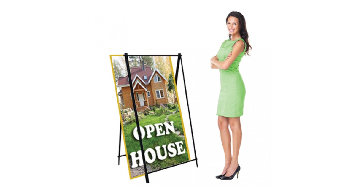 A-Frame Sign Stand 32x48 | Sidewalk Signs | Anything Display