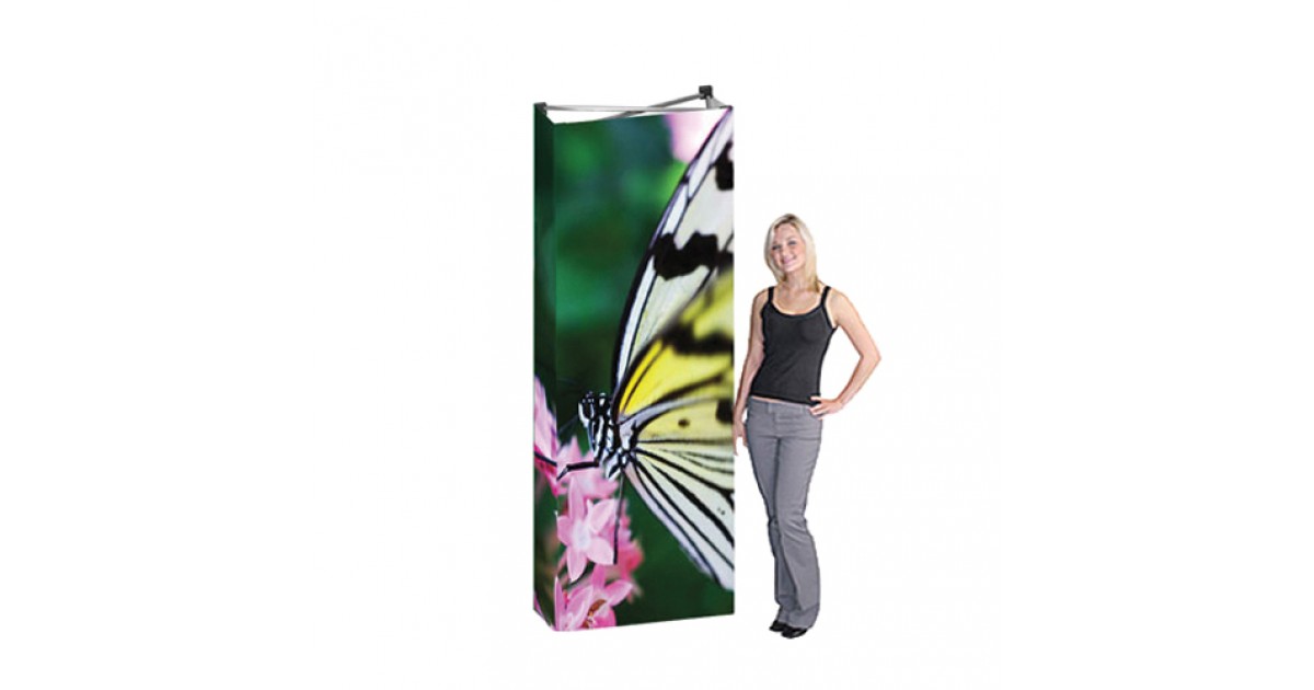 Pop Up Display Tower 2 x 7 - Tension Fabric