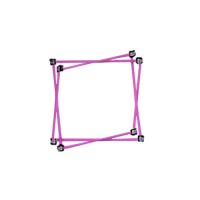 Tabletop Popup Booth Frame Coyote 1x1 - Frame only Hardware