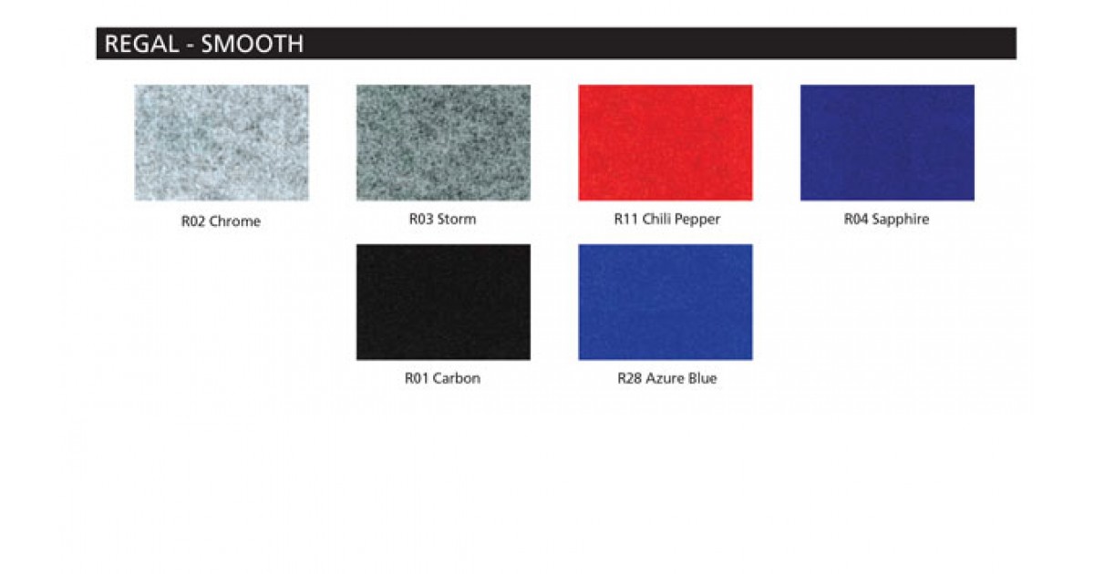 Color Charts Regal Smooth | Anything Display