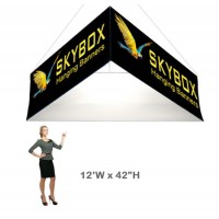 Triangle Hanging Banner 42h x 12ft | Anything Display
