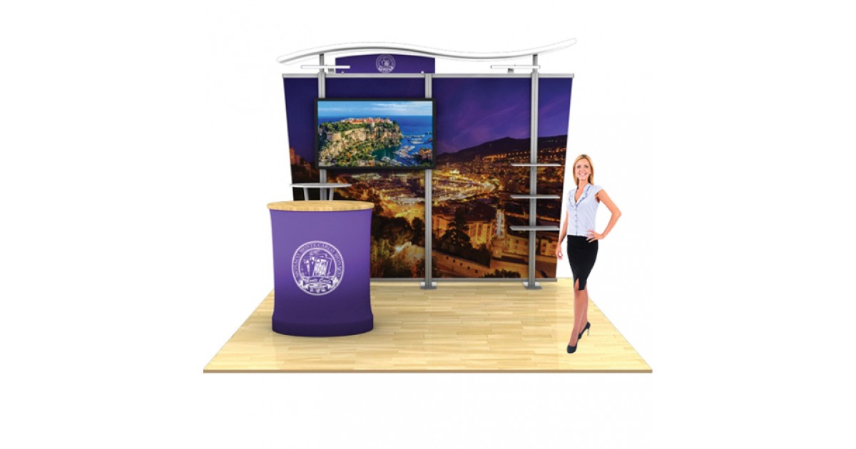 Timberline Hybrid Modular Booth 10ft | Anything Display